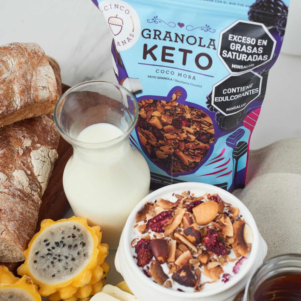 Granola KETO Coco Mora 400g - Cinco Avellanas
